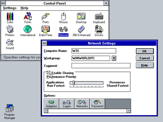 Windows 3.0 / 3.1 for Workgroups 3.1 - Stats, Downloads and Screenshots ...