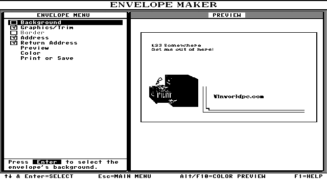 WinWorld: The Print Shop Companion The NEW PSC (DOS)